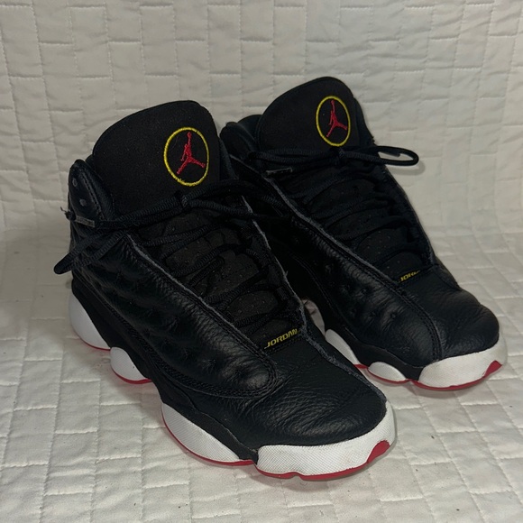 Nike | Shoes | Nike Air Jordan Retro Xiii Gs Youth Kids Black And Red ...